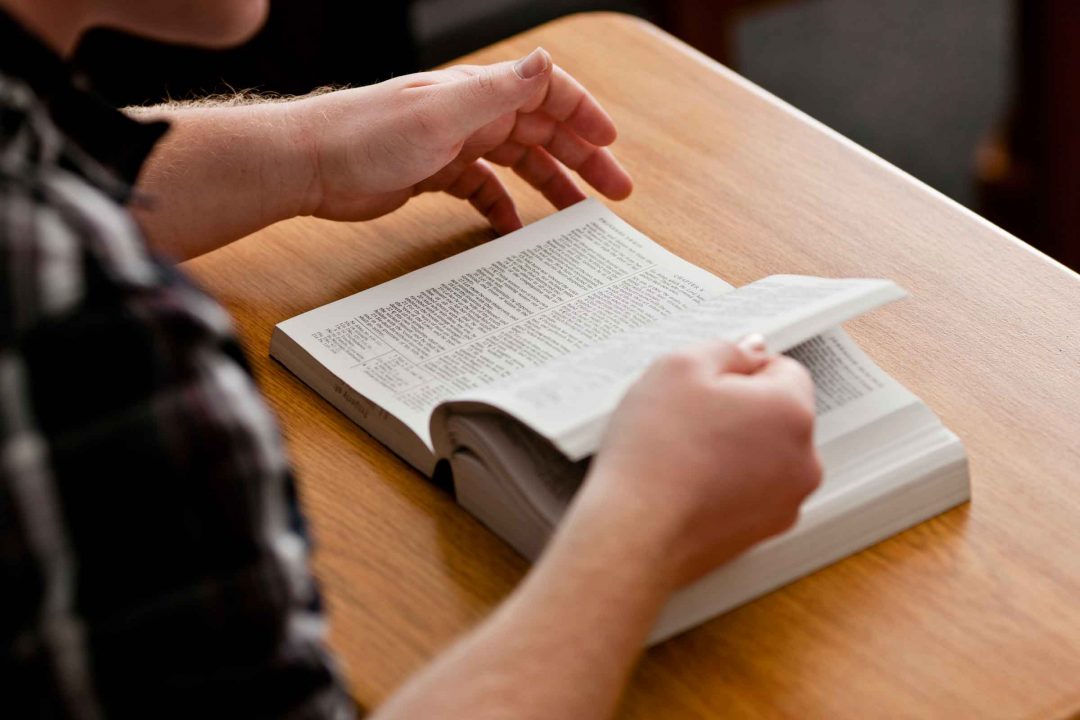 young-adult-lds-man-scripture-study - The Book of Mormon